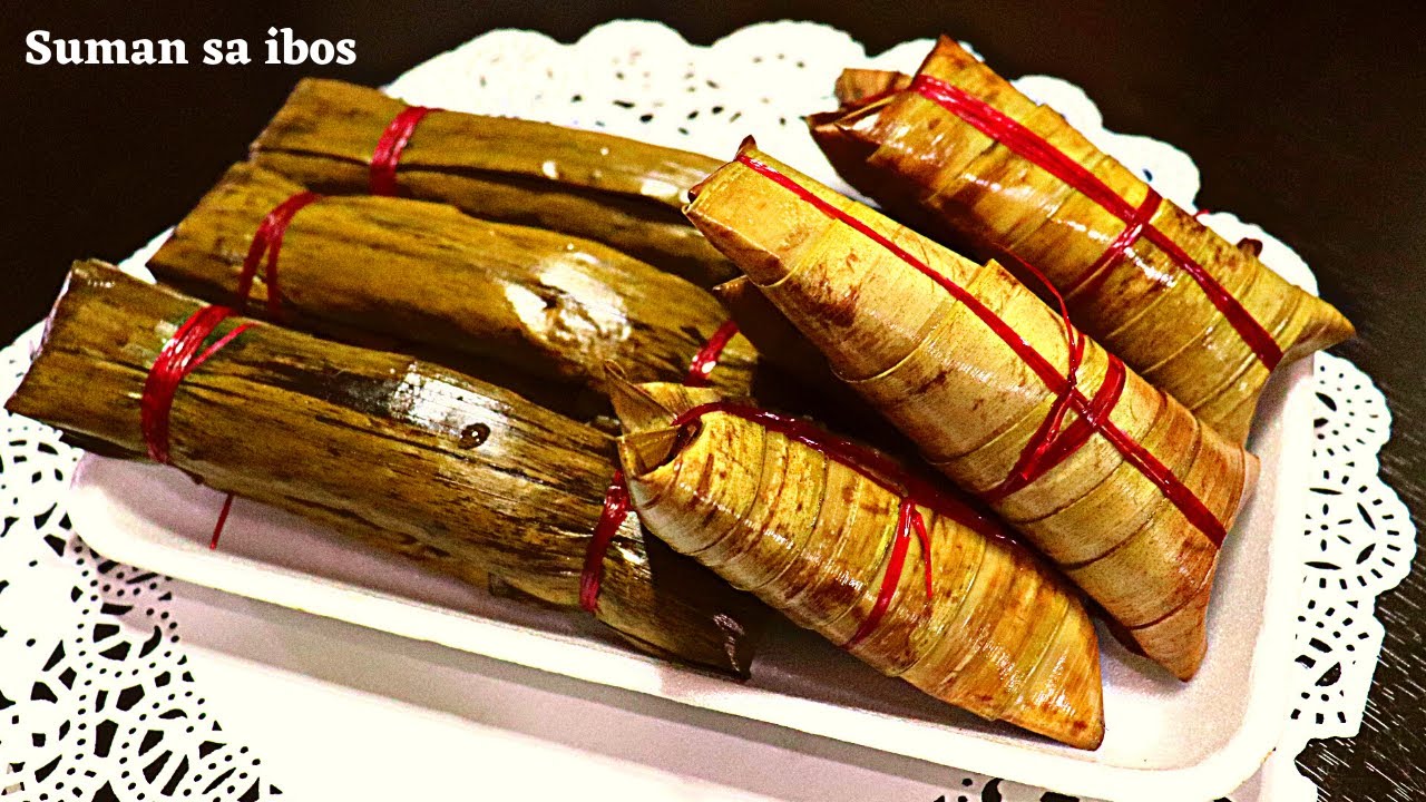 SUMAN SA IBOS 2-WAYS | Bicol Version Recipe | Paano Gumawa Ng Suman Sa ...