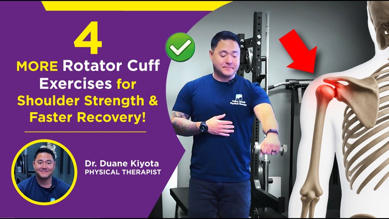 4 More Rotator Cuff Exercises for Shoulder Strength & Faster Recovery ...