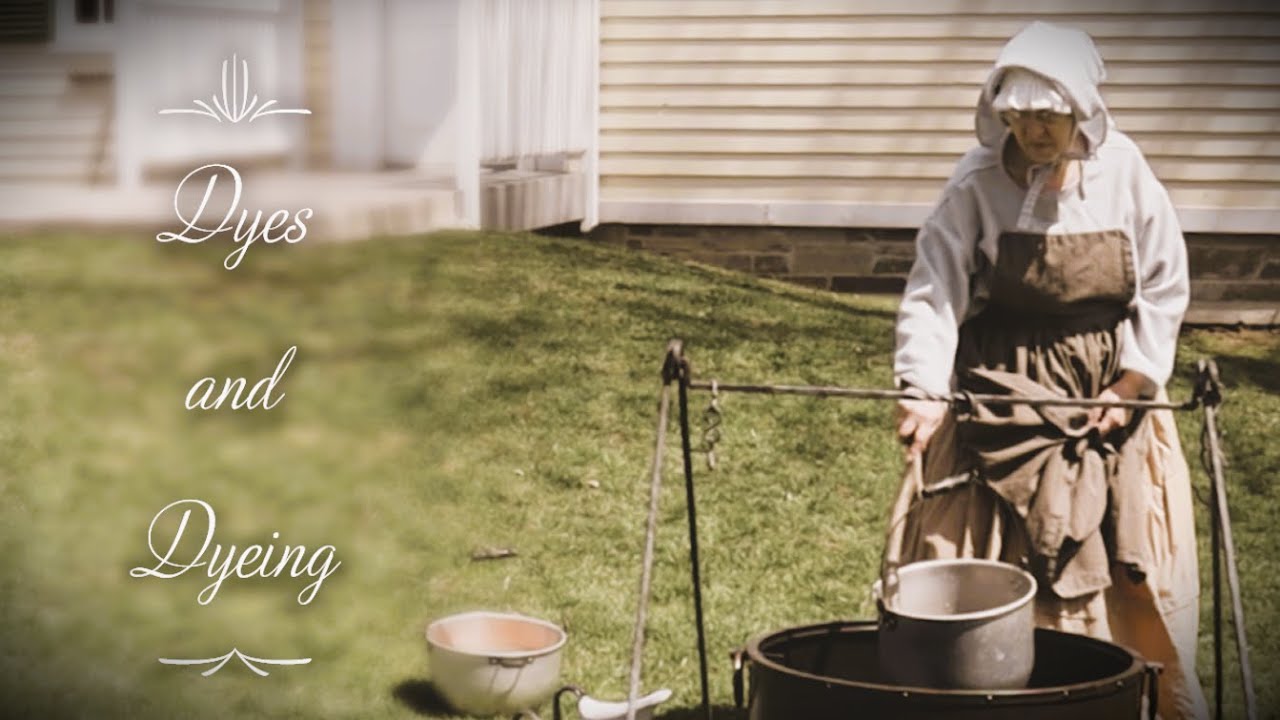 Lessons from Lynde House - Dyes & Dyeing - YouTube