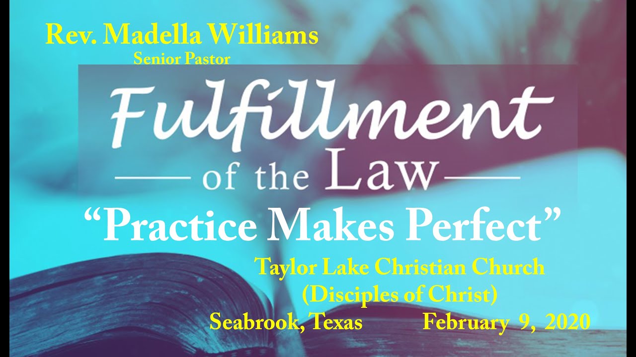 Sermon: "Practice Makes Perfect" - YouTube