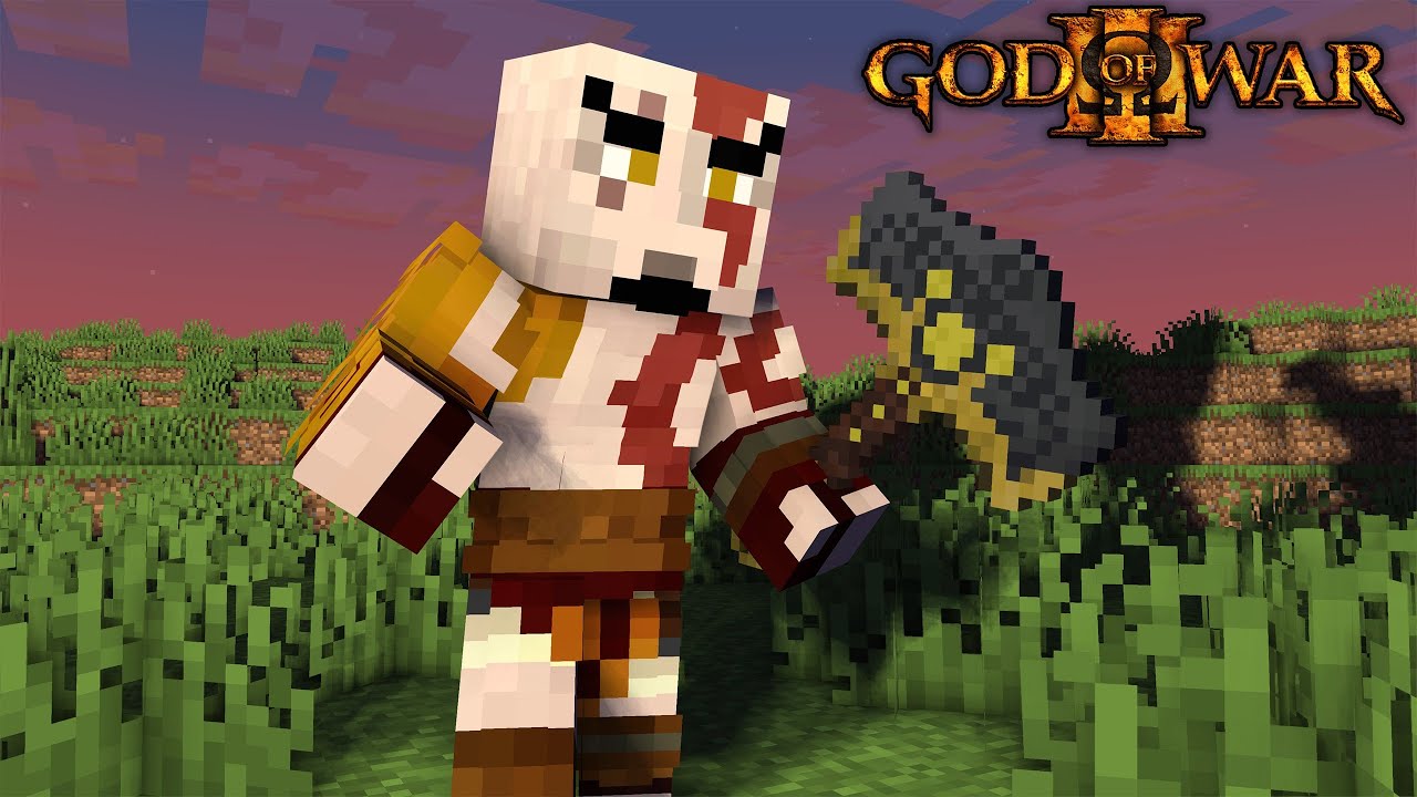 Time To Play God Of War In Minecraft | Minecraft In Telugu | GMK GAMER ...