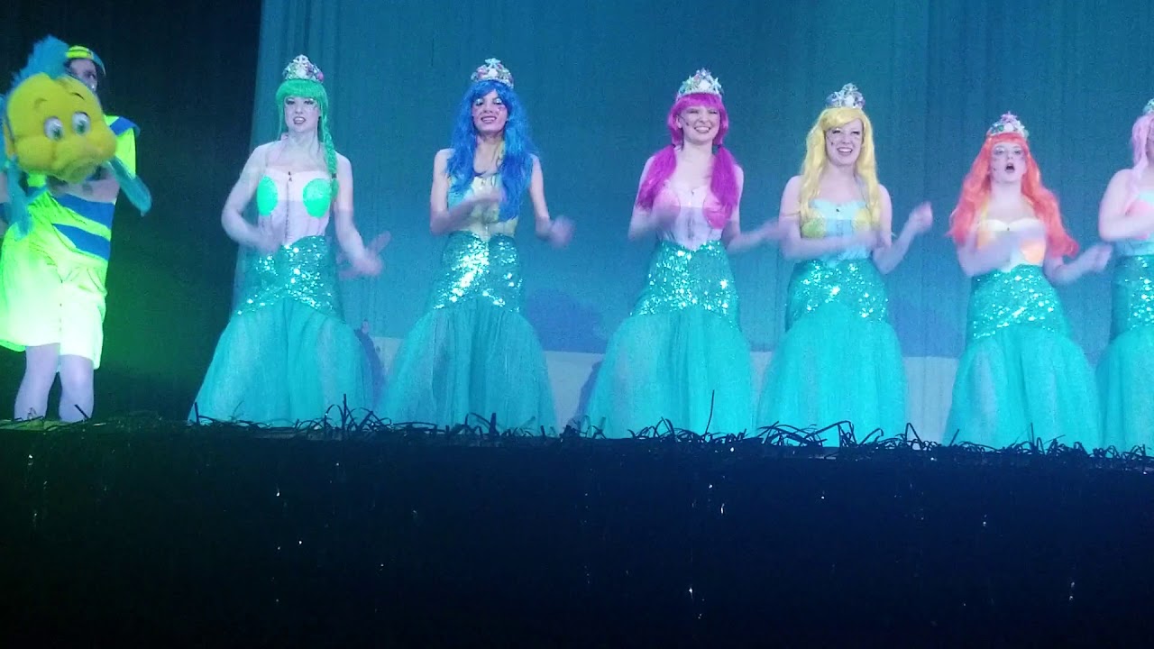 Minooka High School Mersisters She's in Love - The Little Mermaid - YouTube