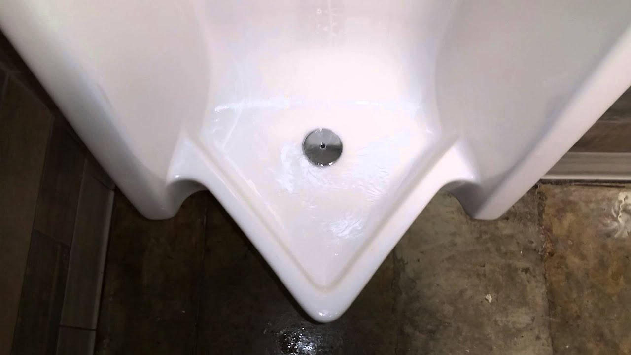 Bathroom Tour: American standard toilet and low flow urinal - YouTube