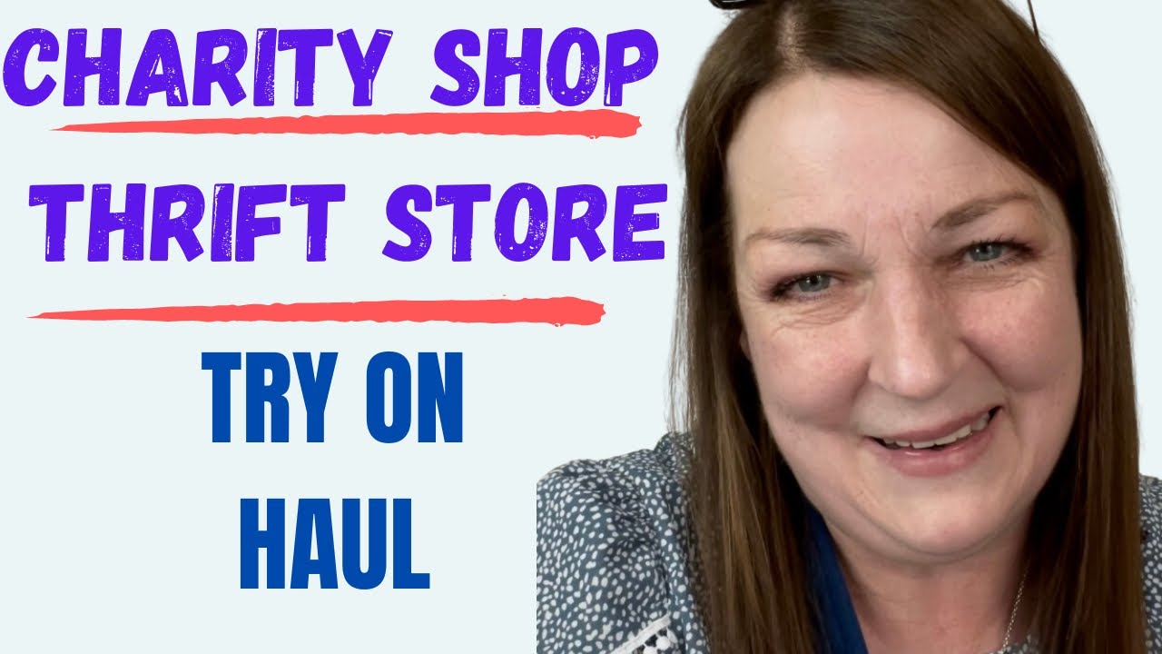 Huge Charity Shop Try On Haul Thrift Store Bargain Clothing - YouTube