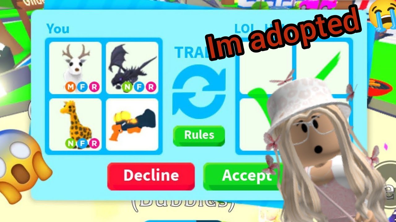 my "friend" is adopted (Adopt me) - YouTube