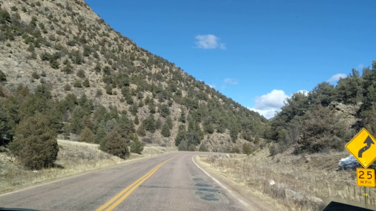 The drive into Canõn City from our home on Copper Gulch Road - YouTube