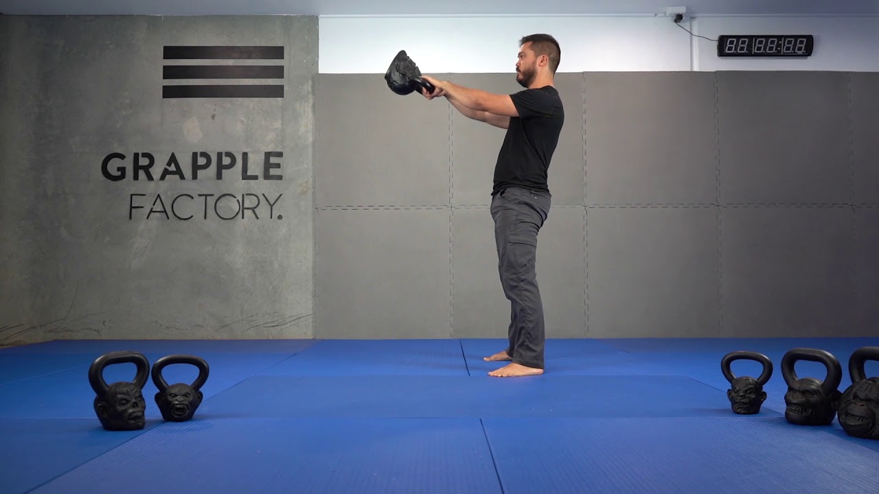 Grapple Fit - Queensland Kettlebells: BJJ Conditioning Workout - YouTube
