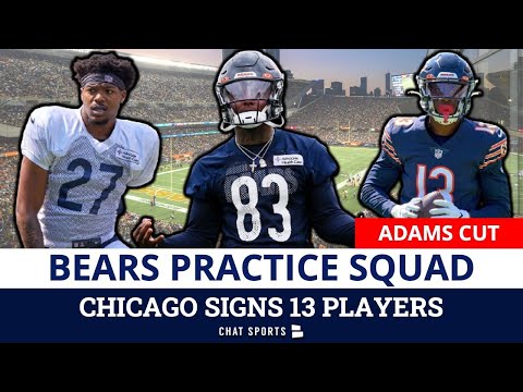 Chicago Bears 2021 Practice Squad: Dazz Newsome, Thomas Graham, Charles Snowden + Rodney Adams Cut