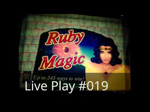 Ruby Magic Slot Machine Live Play 019 - YouTube