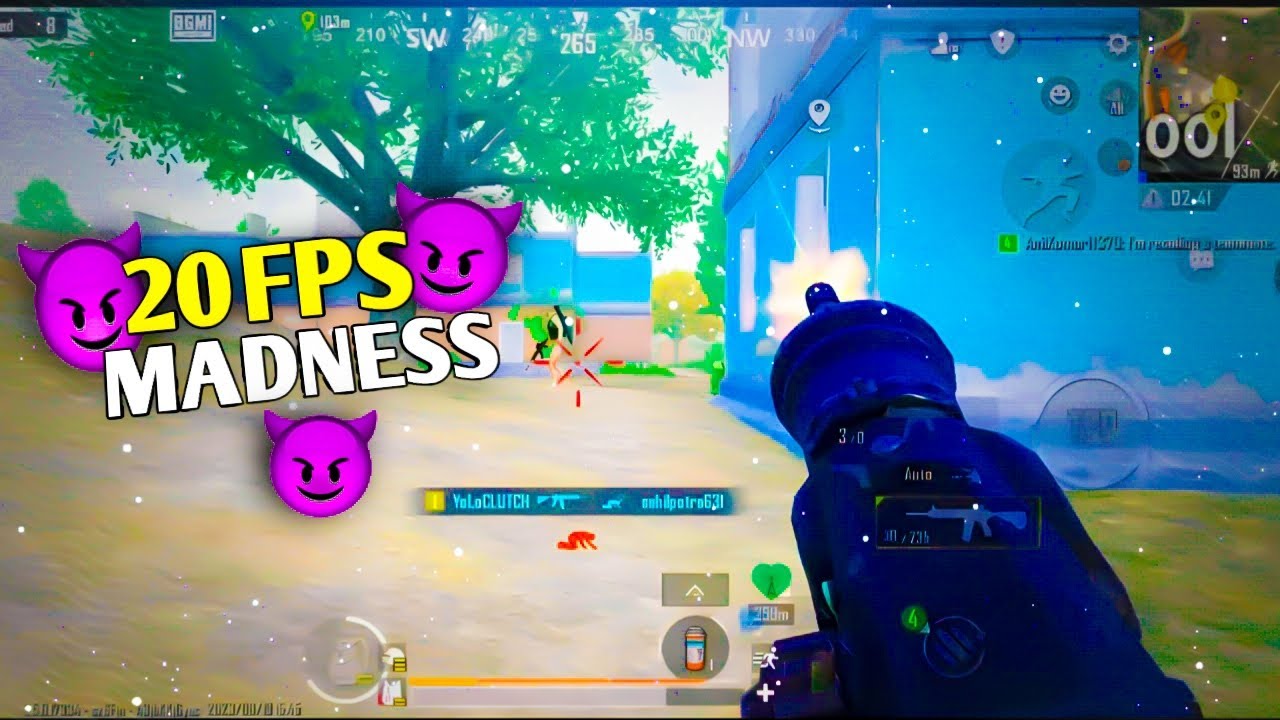 20 Fps Madness 🚀 Monster Player Bgmi MONTAGE. Low End Device Boom Baam ...