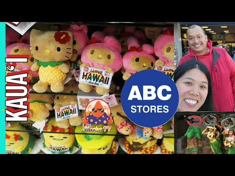 ABC Kauai Hawaii Souvenir Store walk through - YouTube