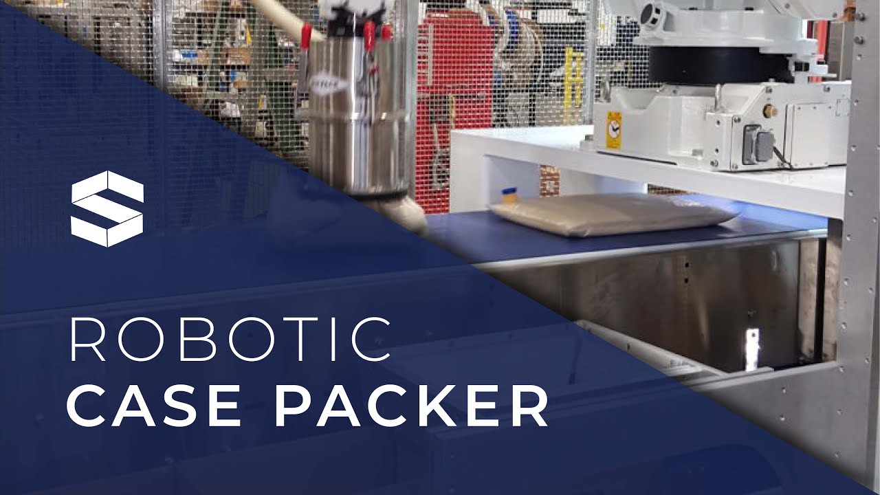 Robotic Case Packer - for Bags - YouTube