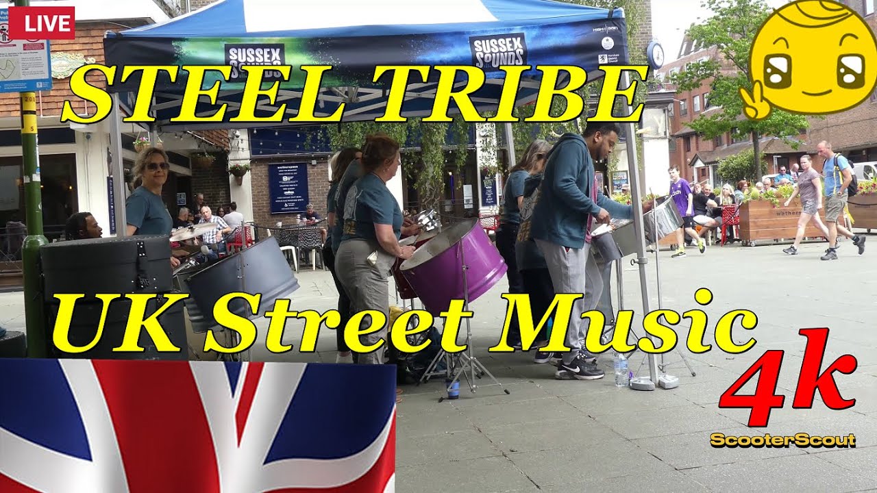 Live Street Music - STEEL TRIBE - Street Buskers & Bands - #live #music ...