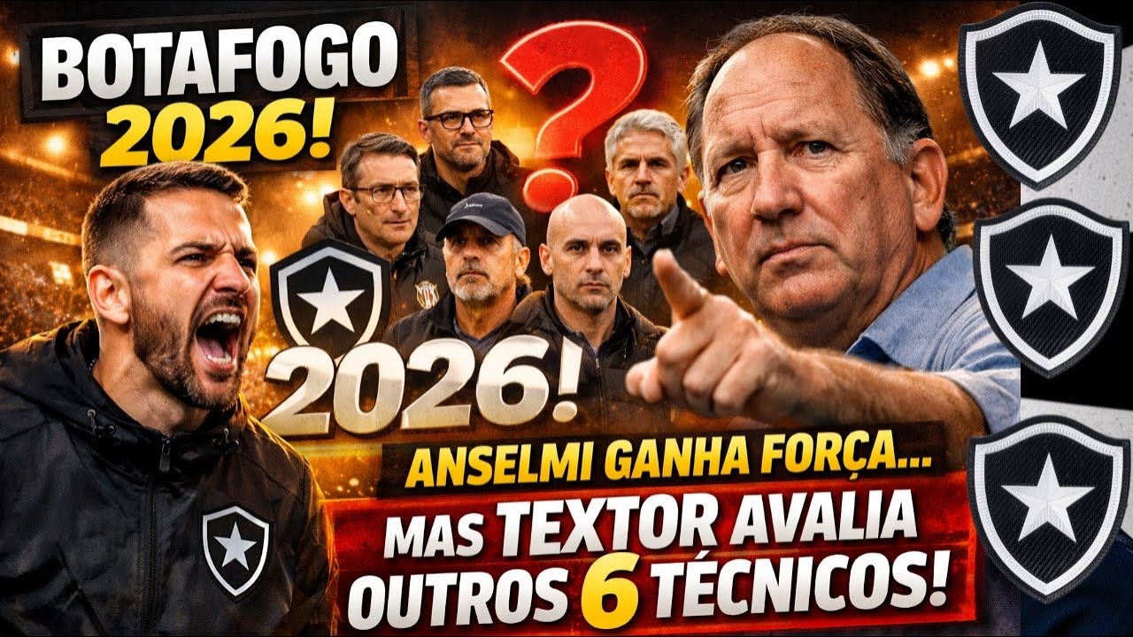 Textor finalmente revela: Anselmi lidera, mas 6 técnicos ainda estão na ...