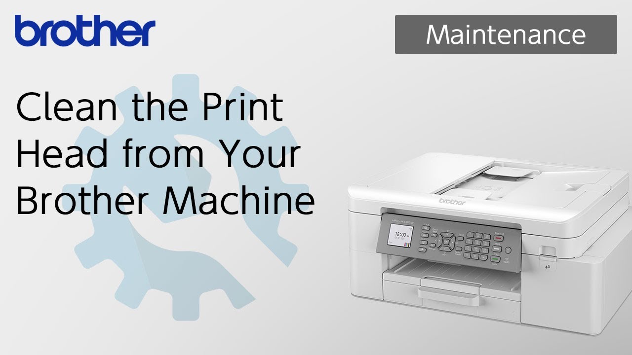 Clean the Print Head from Your Brother Machine [Brother Global Support ...