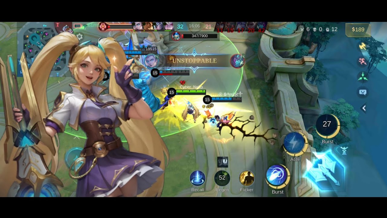 Mobile Legends Gameplay | Layla Hero - YouTube