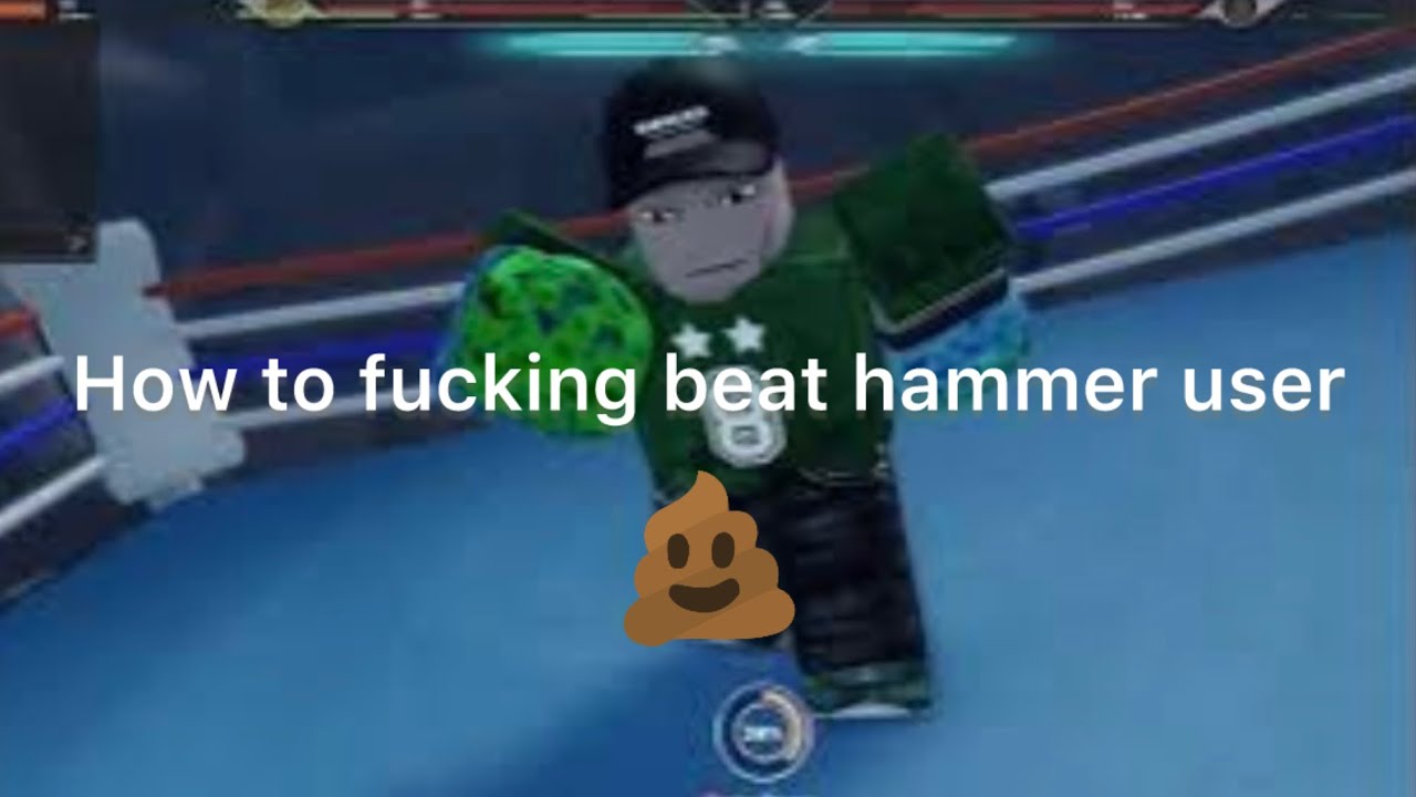 how to beat spam trash hammer users in untitle boxing game - YouTube