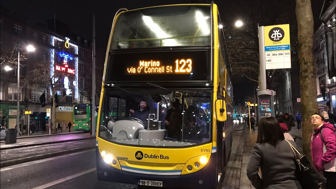 *Rare* | Dublin Bus | Route 123 to Marino | Enviro 400 Volvo B9TL ...