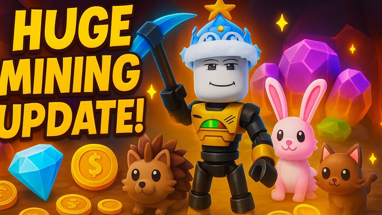 INSANE Pets Go Mining Update! New Zones, Pets & Epic Pickaxes! - YouTube