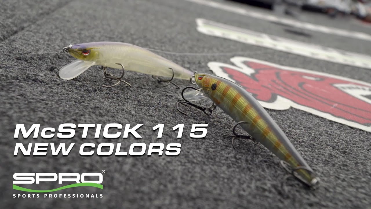 Two New Color Selections Added to the SPRO McStick 115 Lineup - YouTube