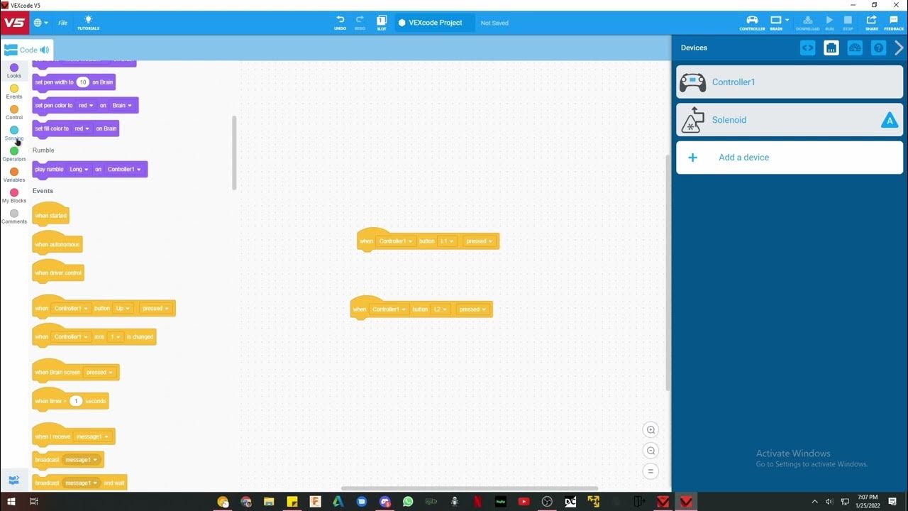 Vex Pneumatics Coding Tutorial (Blocks and Text) - YouTube