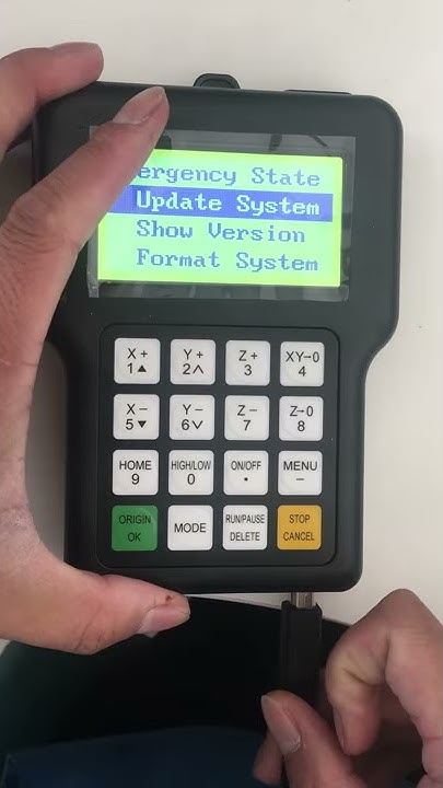 How to format DSP A11 controller -QUICK CNC - YouTube