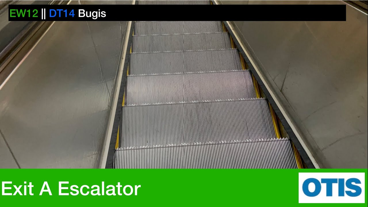 Bugis MRT Station || Otis Escalator (Exit A) - YouTube