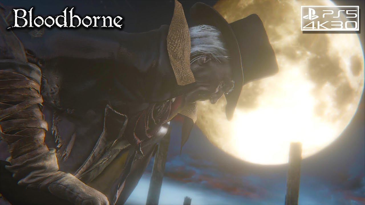 Bloodborne Gehrman, The First Hunter Boss Fight (NG+7) PS5 (4K 30FPS ...