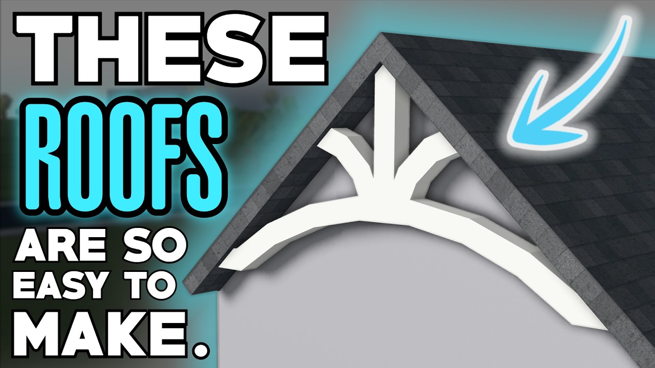 How to make Bloxburg Roof GABLE DECORATIONS & BRACKETS! - YouTube