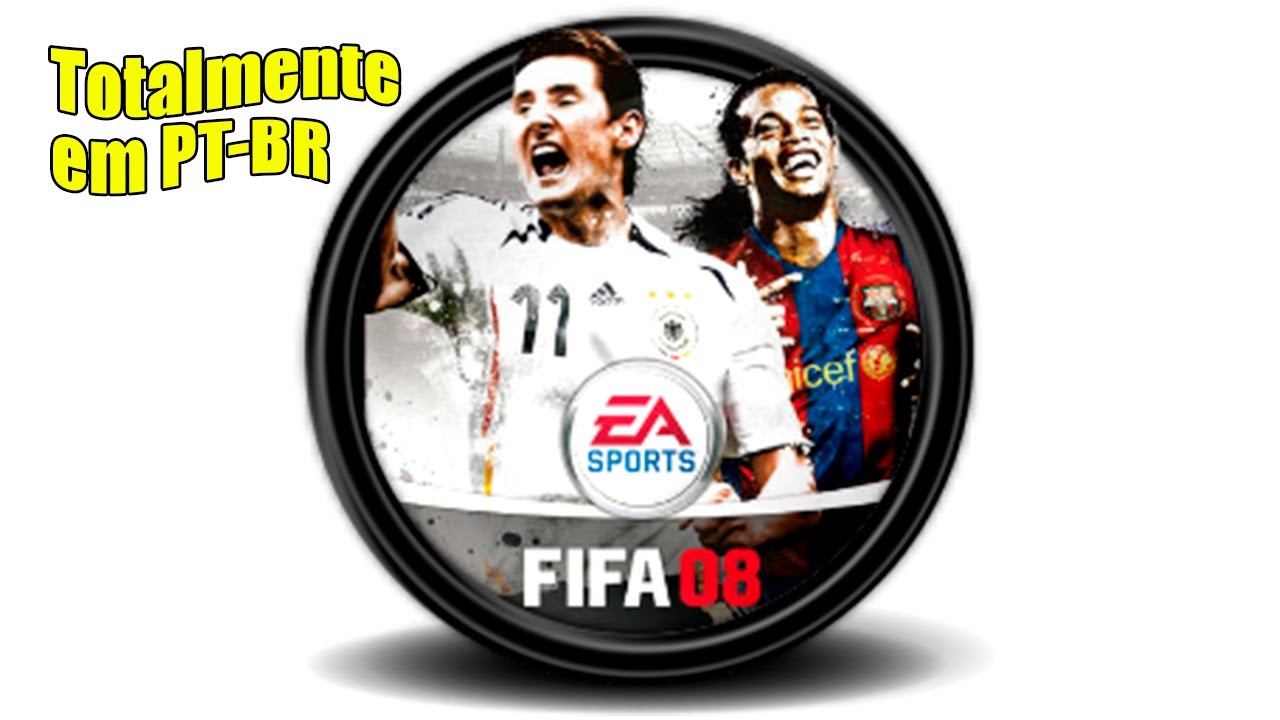 FIFA 2008 TOTALMENTE EM PT-BR (MENUS E NARRAÇÃO) #GAMEPLAY - YouTube