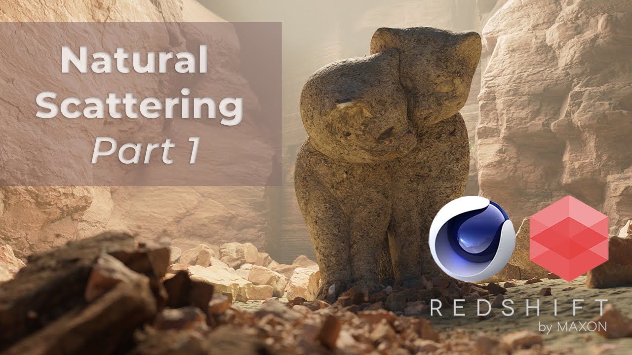 Natural Scattering in Cinema 4D Part 1 - Rocks Debris Cats - YouTube
