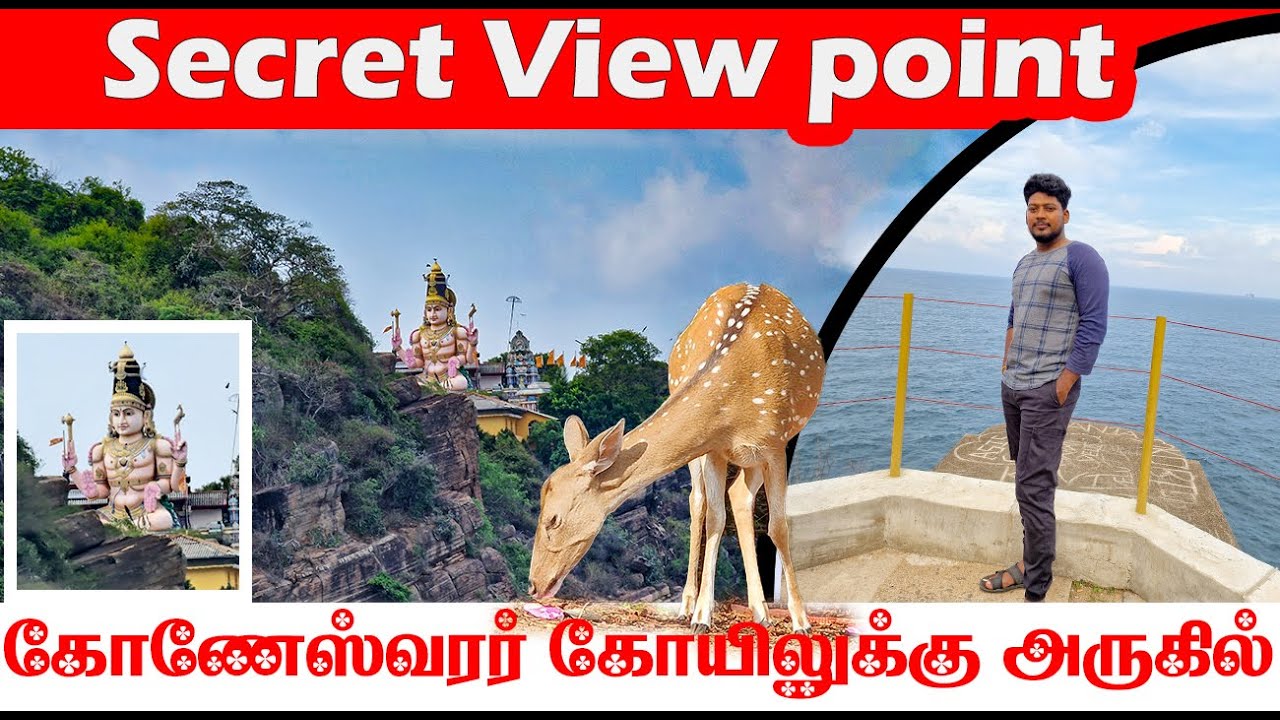 Trincomalee koneswaram Temple secret view point | Eagle Nithu - YouTube