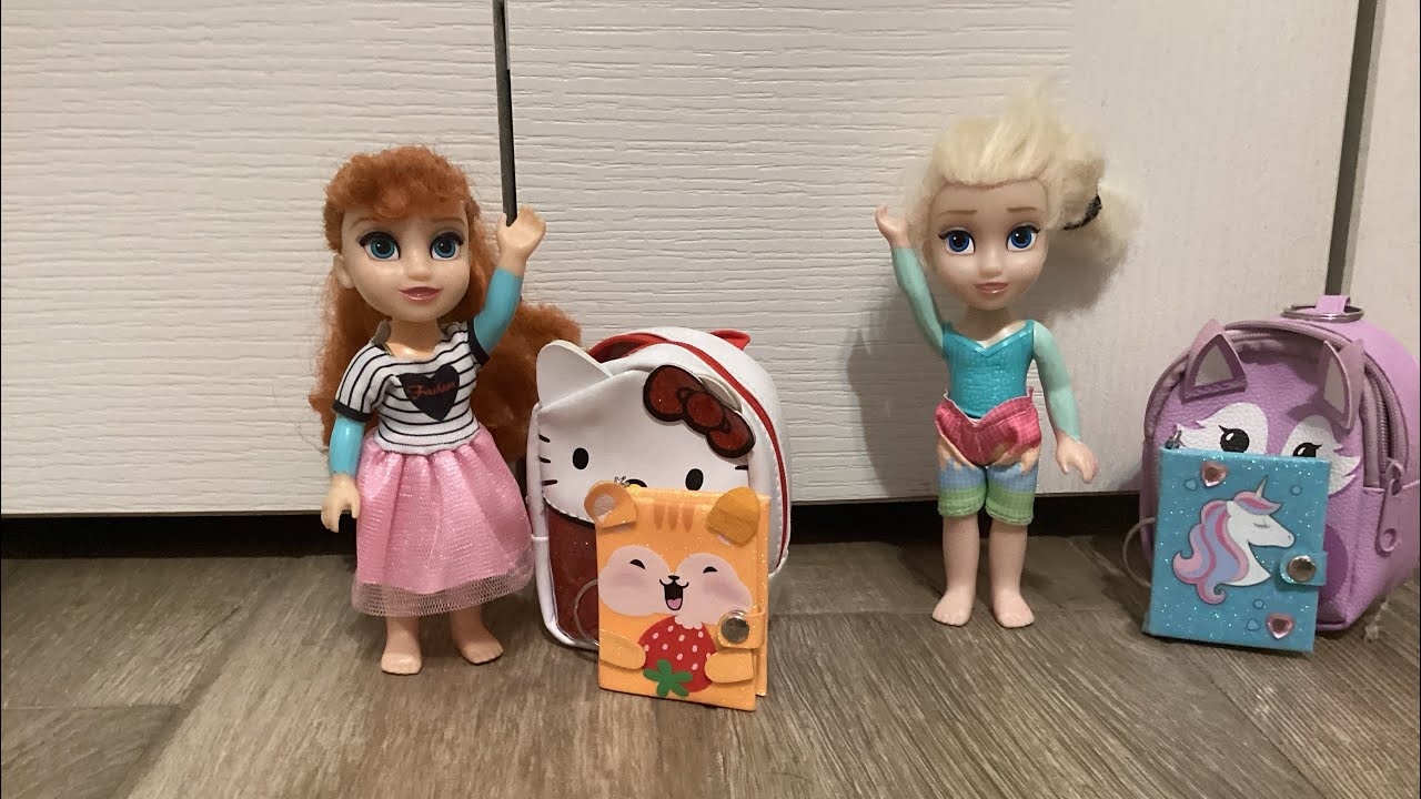 Homework Trouble? Barbie video -Elsie and Annie-homework - YouTube