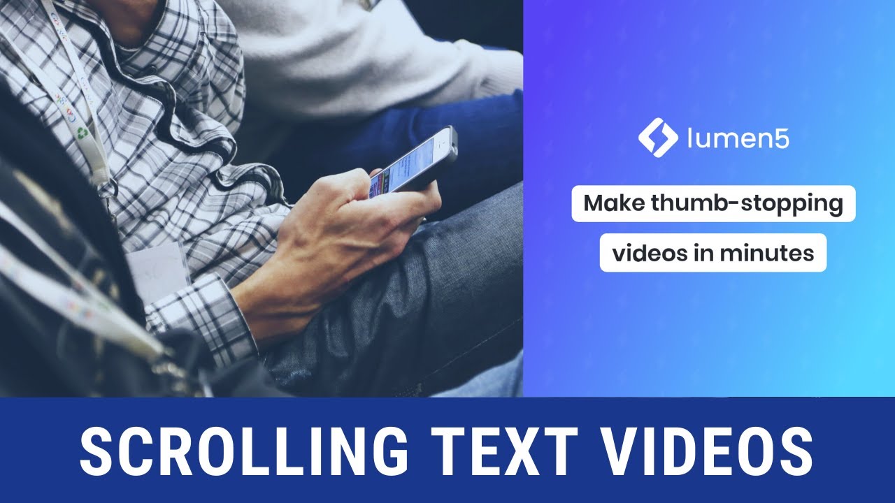 Scrolling text video creation with Lumen 5 - YouTube