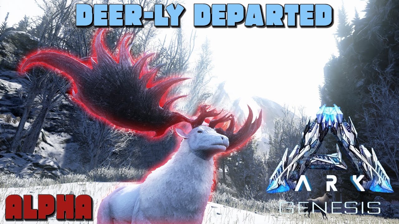 ARK: Genesis - Deer-ly Departed SOLO ALPHA!! - YouTube