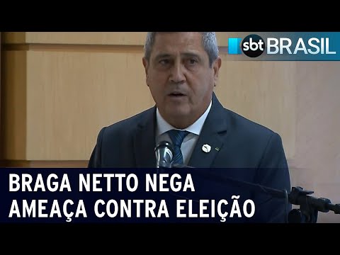 Ministro da Defesa nega ameaças contra eleições de 2022 | SBT Brasil (22/07/21)
