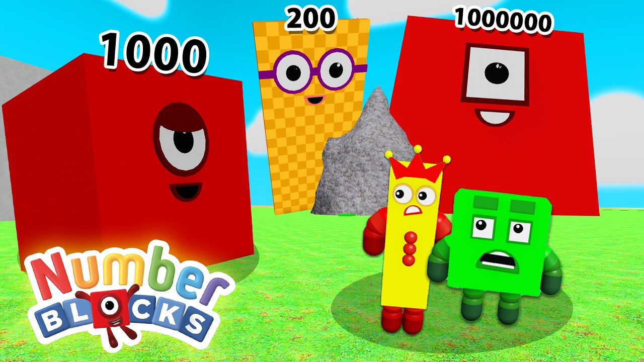 The EVIL 1000 TURNED Numberblocks INTO GIANTS in Roblox Numberblocks RP ...