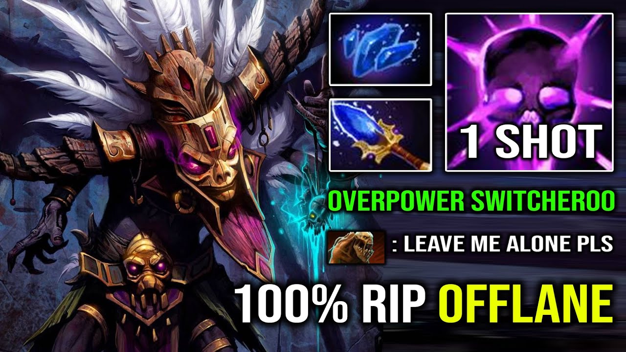How to 100% Delete Offlane As a Support Witch Doctor - Most OP Shard 1 ...