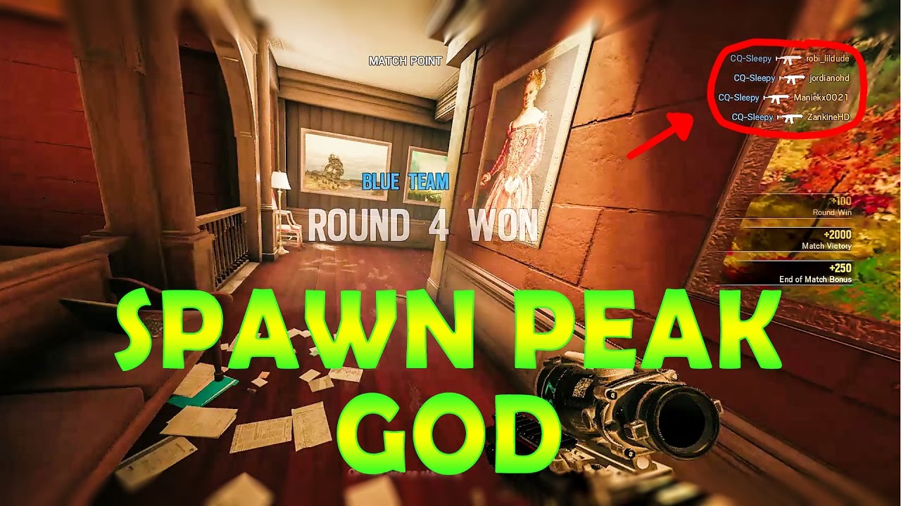 SPAWN PEAK GOD - Rainbow Six Siege - YouTube