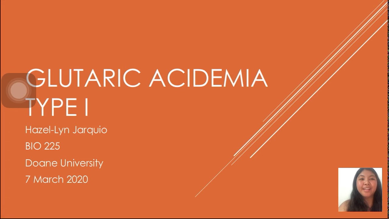 Glutaric Acidemia Type I - YouTube
