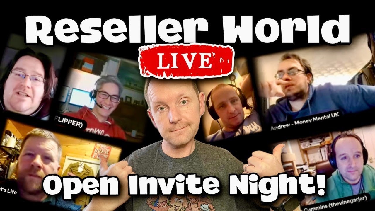 eBay & Reselling Open Invite Night! | Reseller World LIVE - YouTube