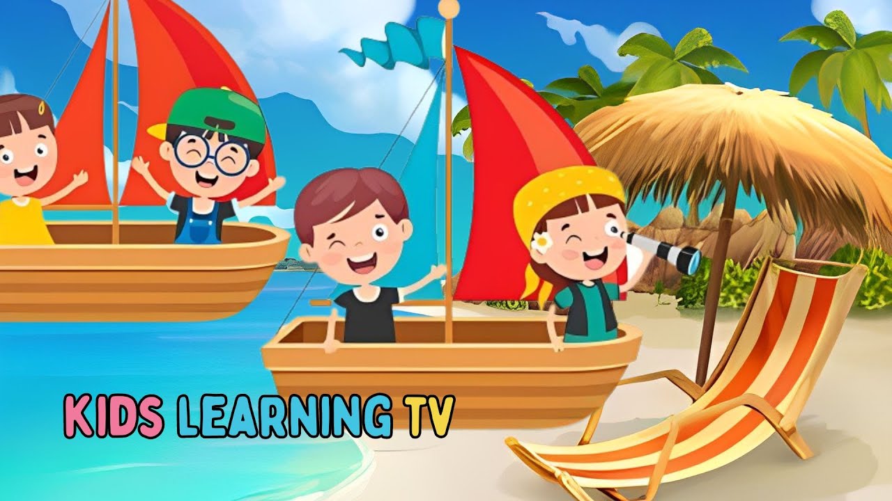 Row Row Row your boat |kids learning tv#kidslearning #baby # ...