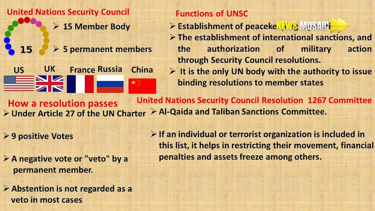 UN 1267 Sanction committee - YouTube