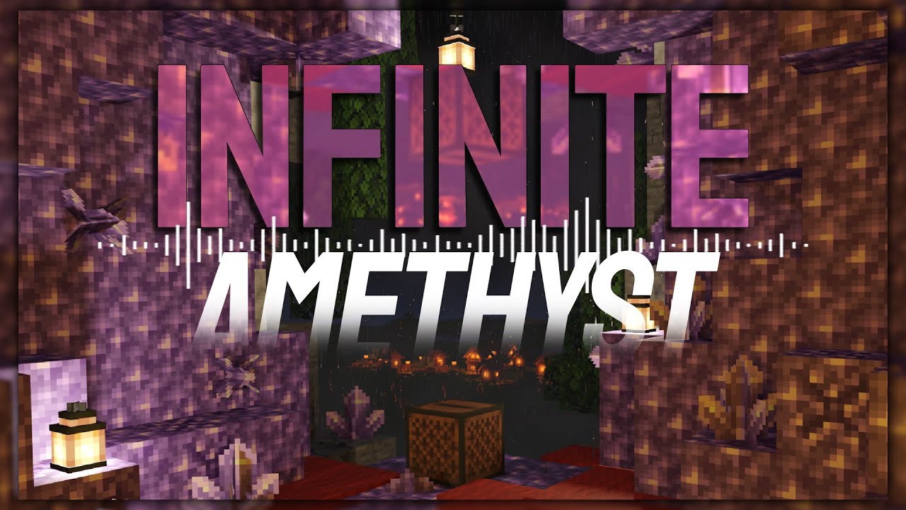 Minecraft chill Music - Infinite Amethyst + Rain - By Lena Raine - YouTube