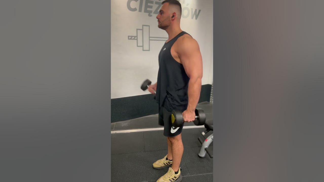 2.Uginanie przedramion z hantlami z supinacją stojąc - YouTube