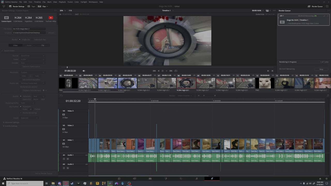Editing No HUD Siege Vid - YouTube
