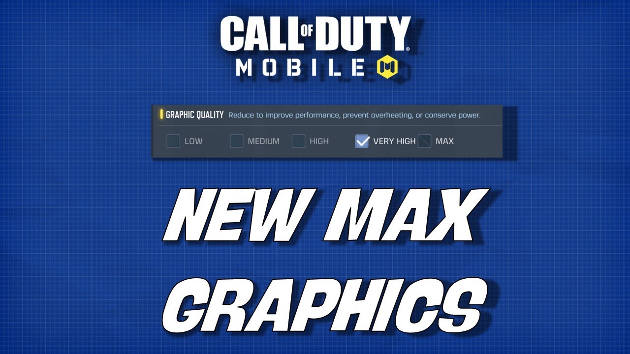 COD Mobile NEW MAX GRAPHICS SETTINGS - YouTube