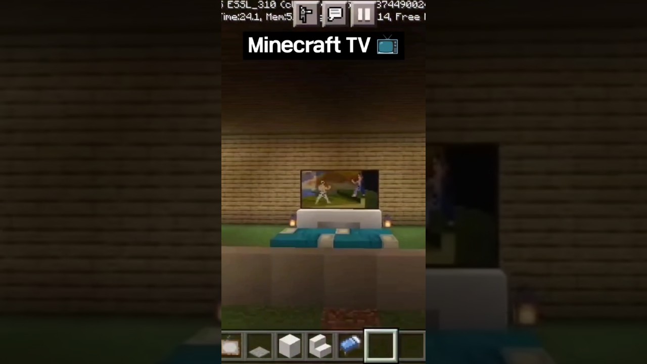 Minecraft TV 📺#gaming #shorts - YouTube