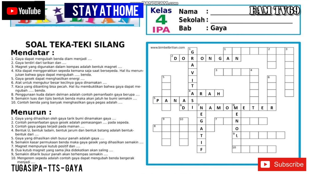 Eps. 4. Tugas IPA - TTS - Gaya - YouTube