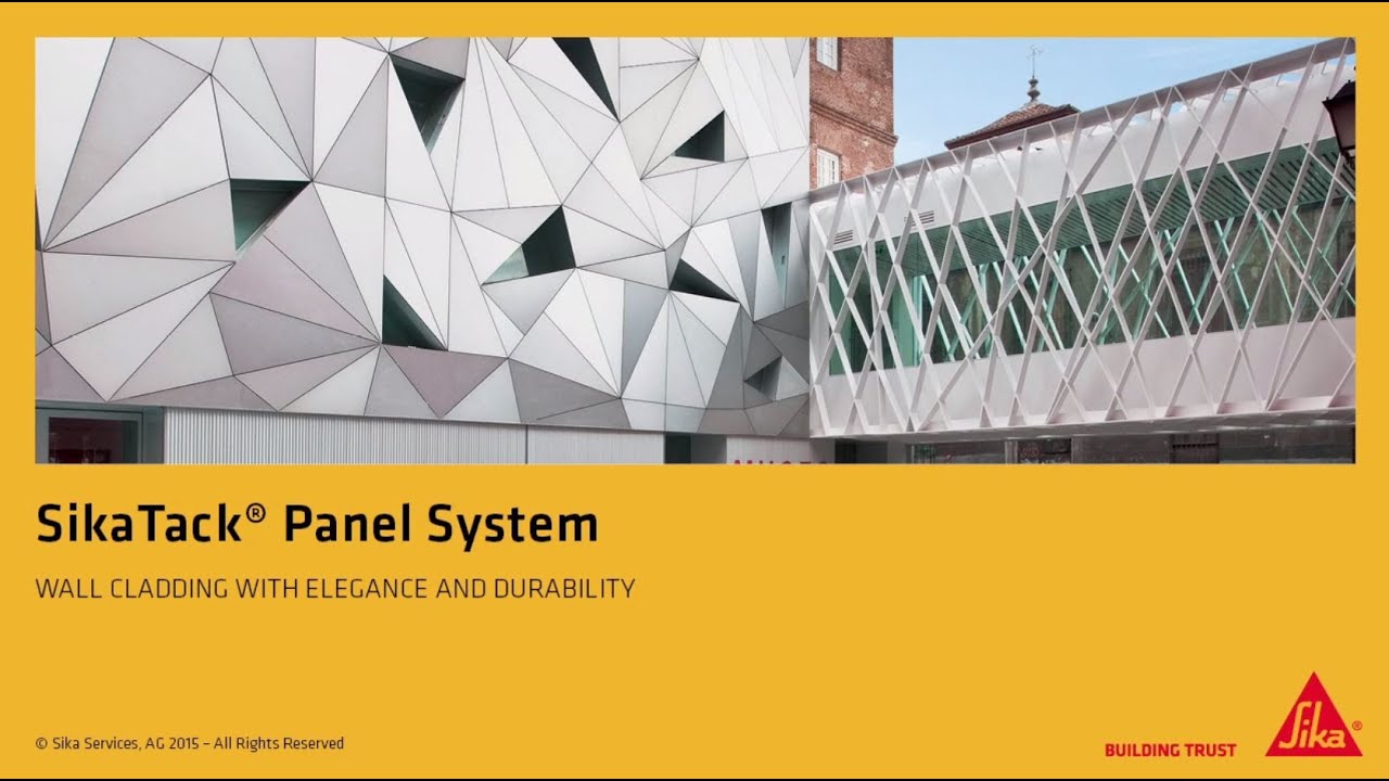 SikaTack® Panel System - YouTube